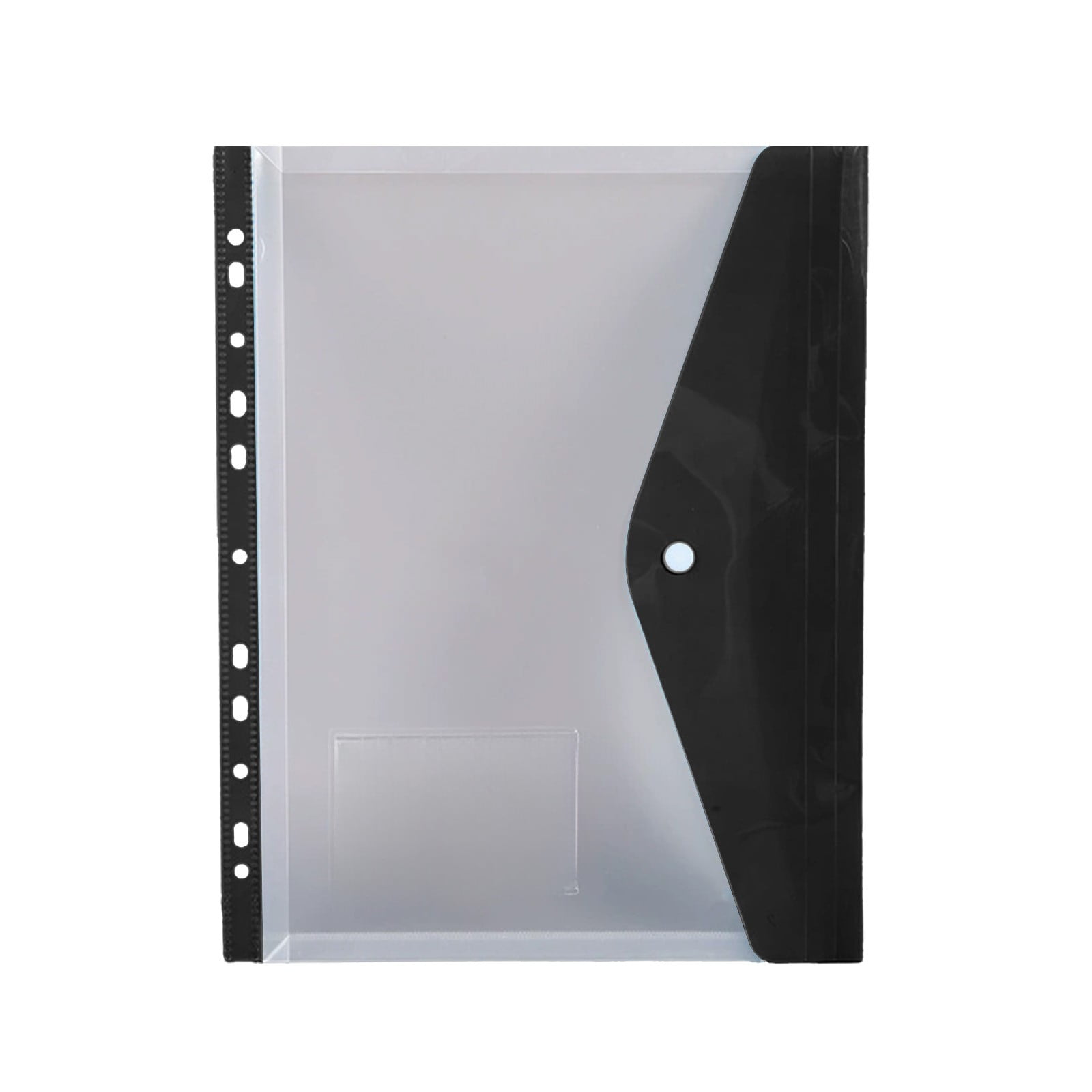 6PC A4 Loose Leaf File Pouch 12.59x9.64in 11-Hole Transparent Label ...