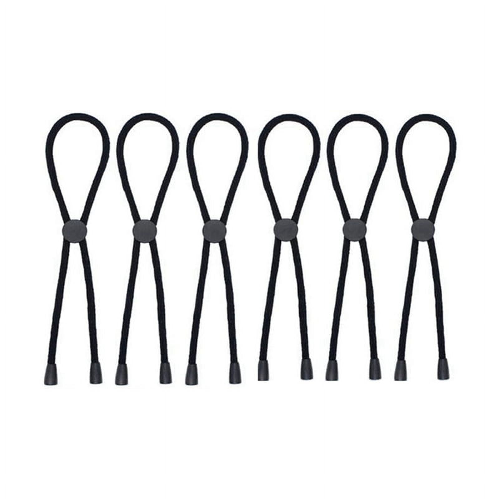 6PC Afro Puff Ponytail Ties Adjustable Hair Ties Long Hairband for ...