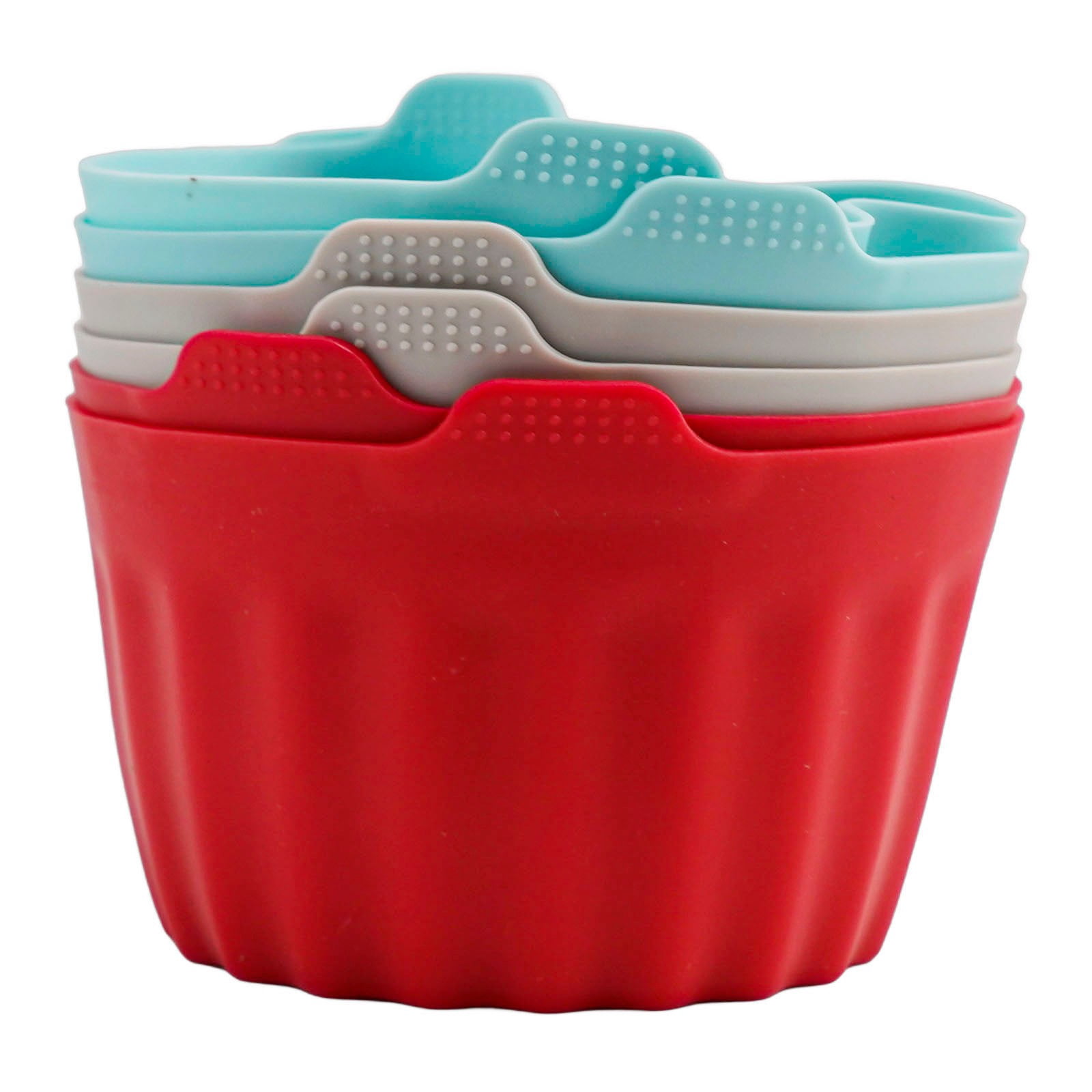 6PC Air Fryer Egg Muold Air Fryer Egg Poacher Silicone CuPCake Baking ...