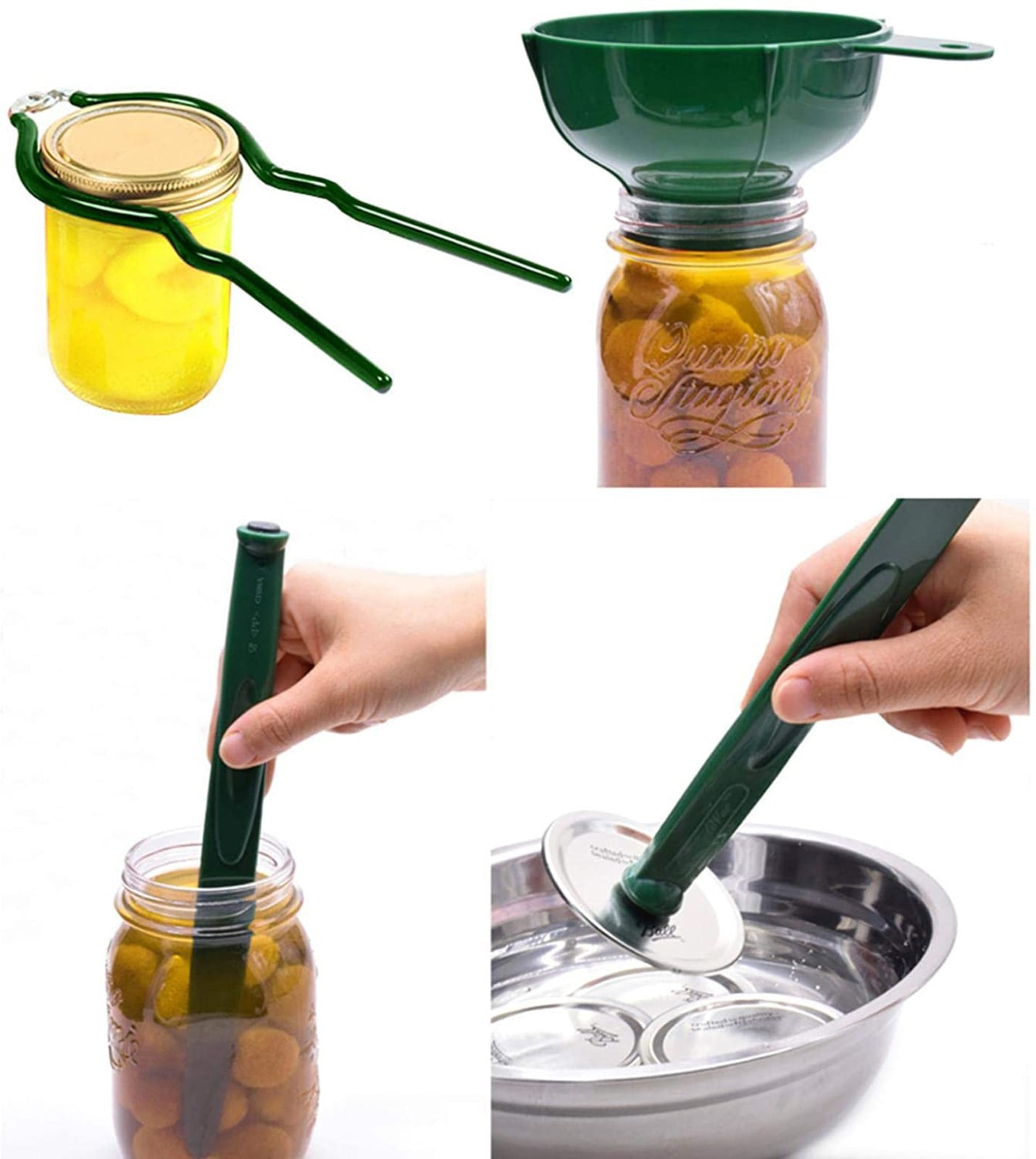 6PC Canning Supplies Kit, Stainless Steel Canning Tool Boxed Set, Portable Handheld Canning ...