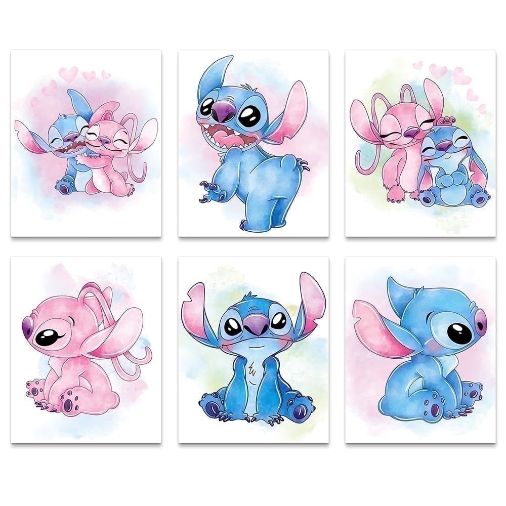 6PC Cartoon Art Posters, Decorative Paintings Poster Prints for Home ...