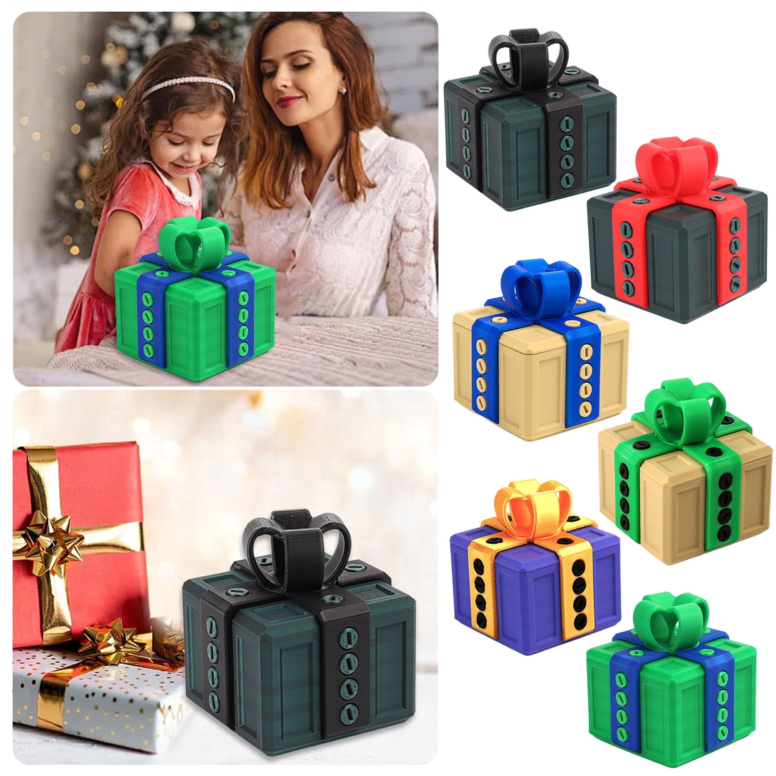 6PC Christmas Surprise Boxes, Funny Gifts,Small Boxes for Gifts,Take ...