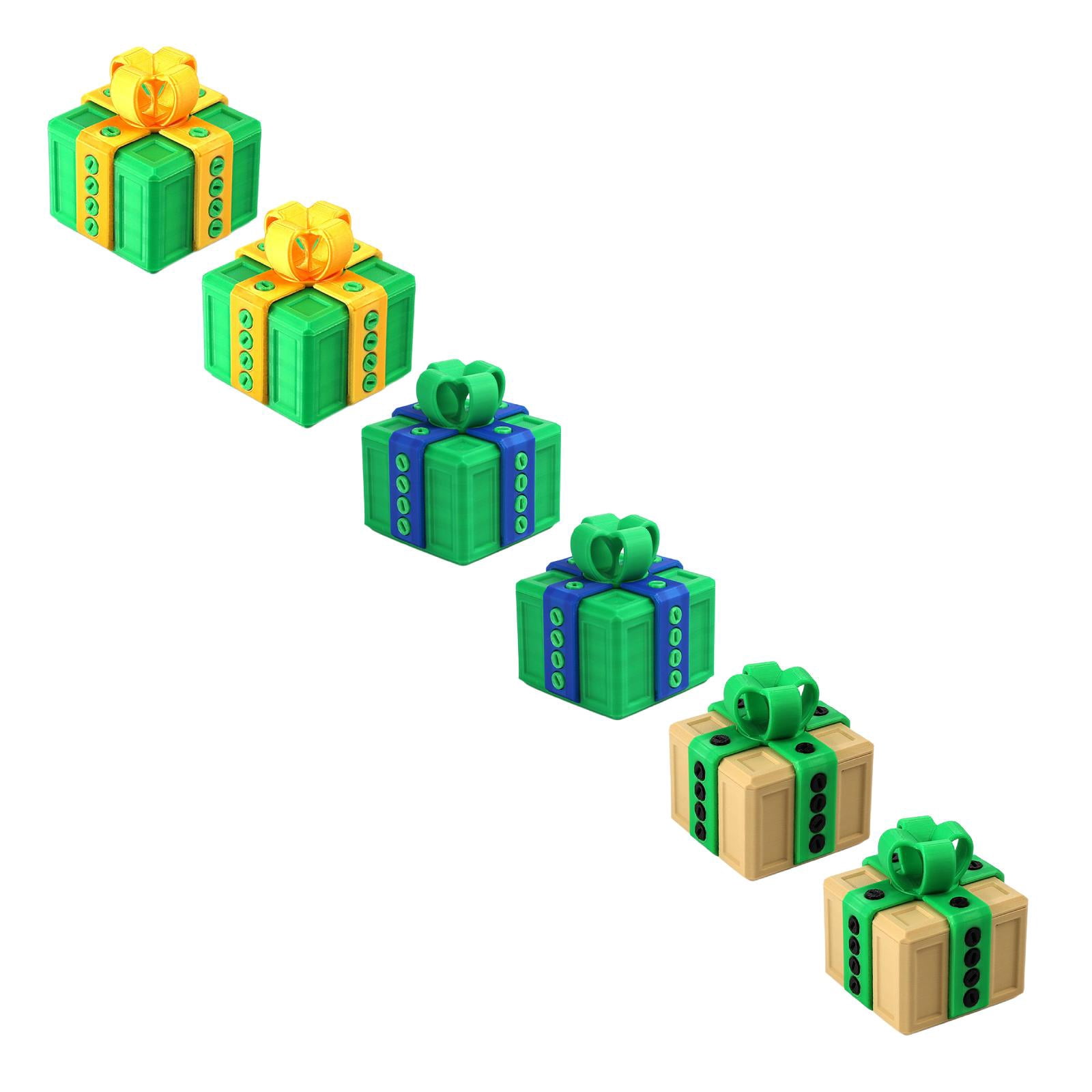 6PC Christmas Surprise Boxes, Funny Take-Apart Gifts Boxes Toy, Novelty ...