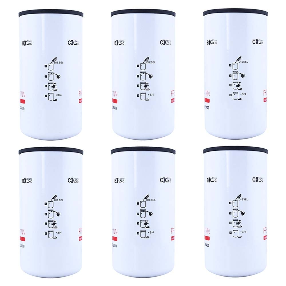 6PC FUEL FILTER FOR CUMMINS FF63041NN FF63041-NN REPLACEMENNT - Walmart.com