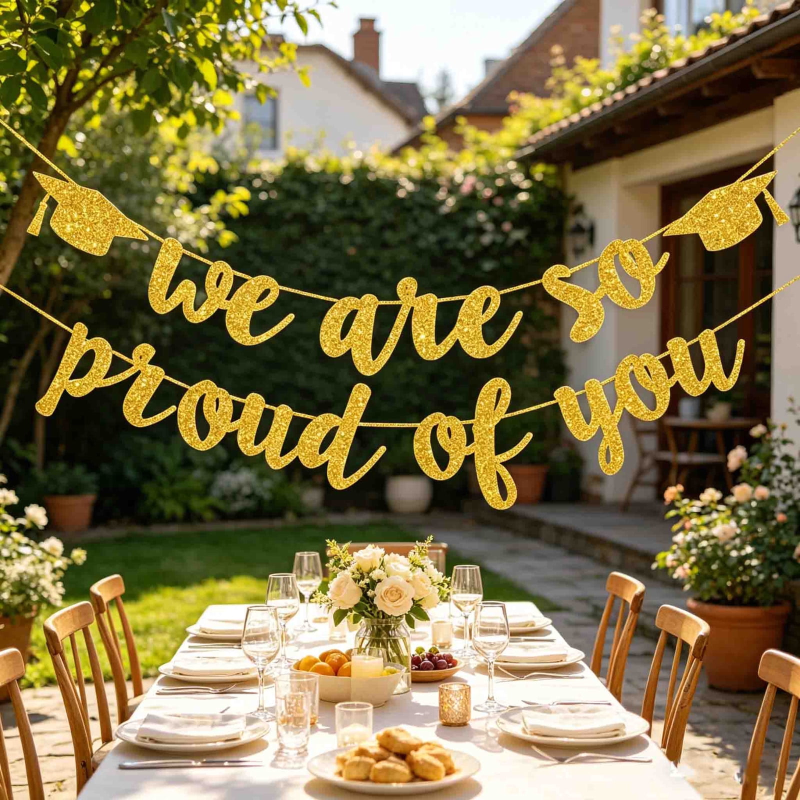 6PC Home decor living room We Are So Prouds Of You Graduation Banners ...