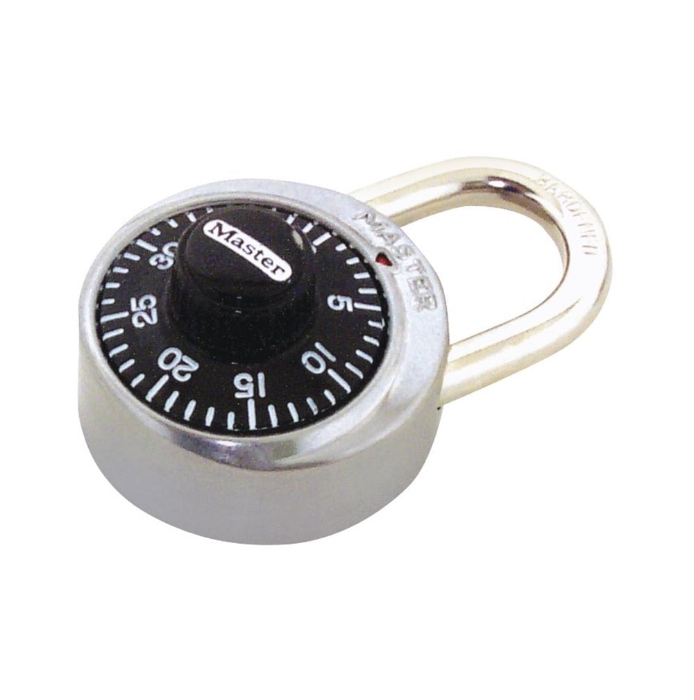 6PC Master Lock Master Lock 1500D Combination Dial Padlock, Metal ...