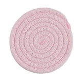 6PC Pink Minibee Heat Resistant Cotton Rope Placemat 7.09 Inch for ...
