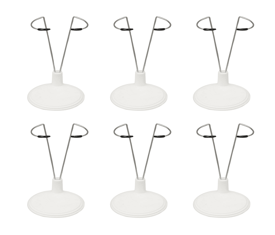 6PC Stuffed Plush Toy Doll Fixing Stand Doll Display Rack Doll Stand ...