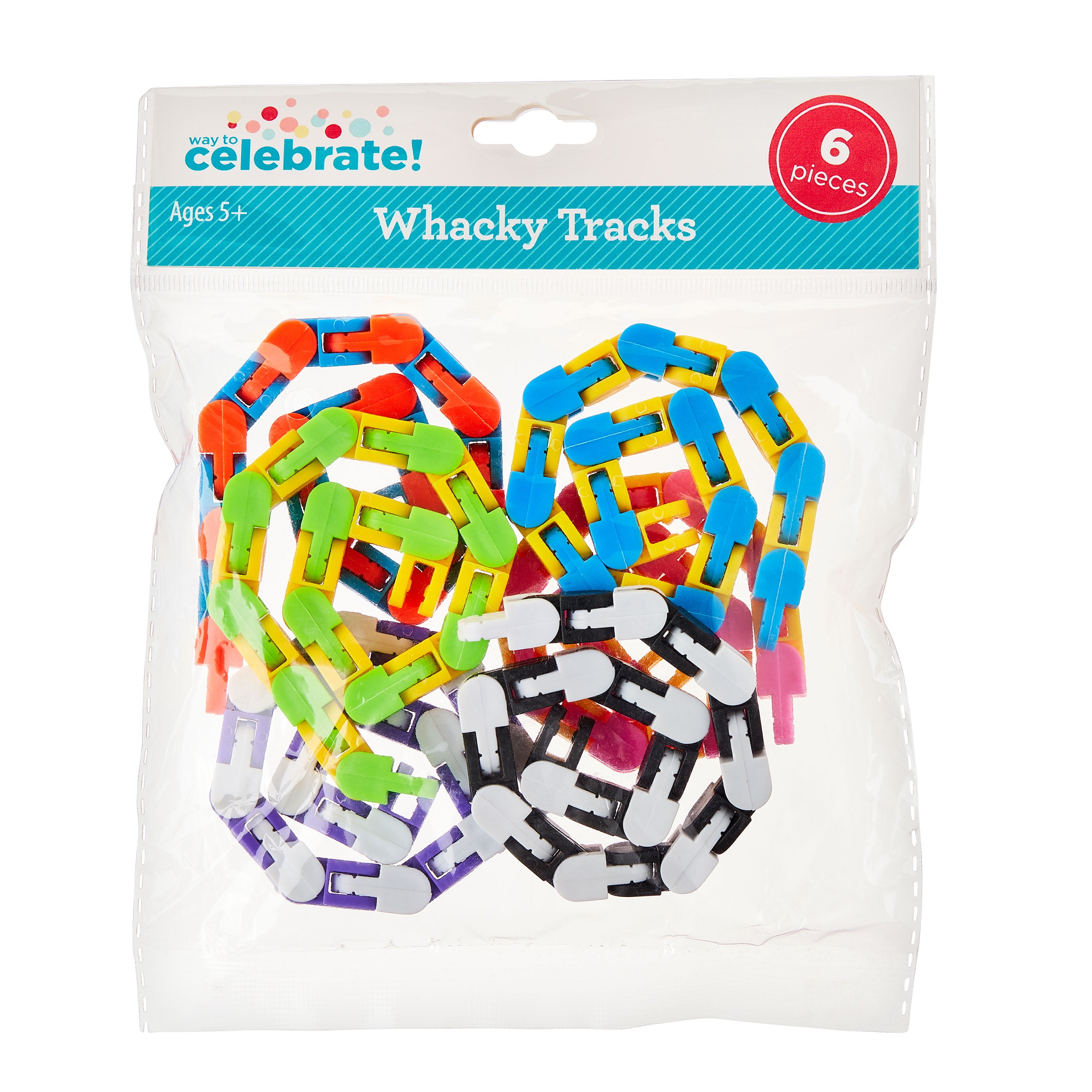 Multicolor Whacky Tracks Party Favors, 6 Count, by Way To Celebrate ...