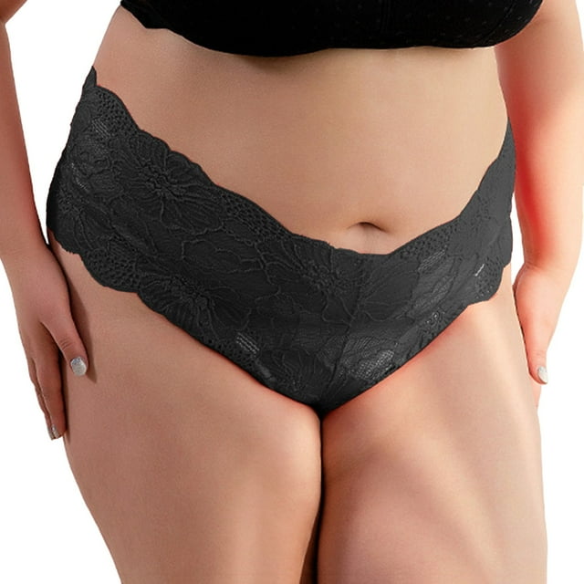 6pc Women Underwear Pack Plus Size Sexy Lace Panties Stretch Soft