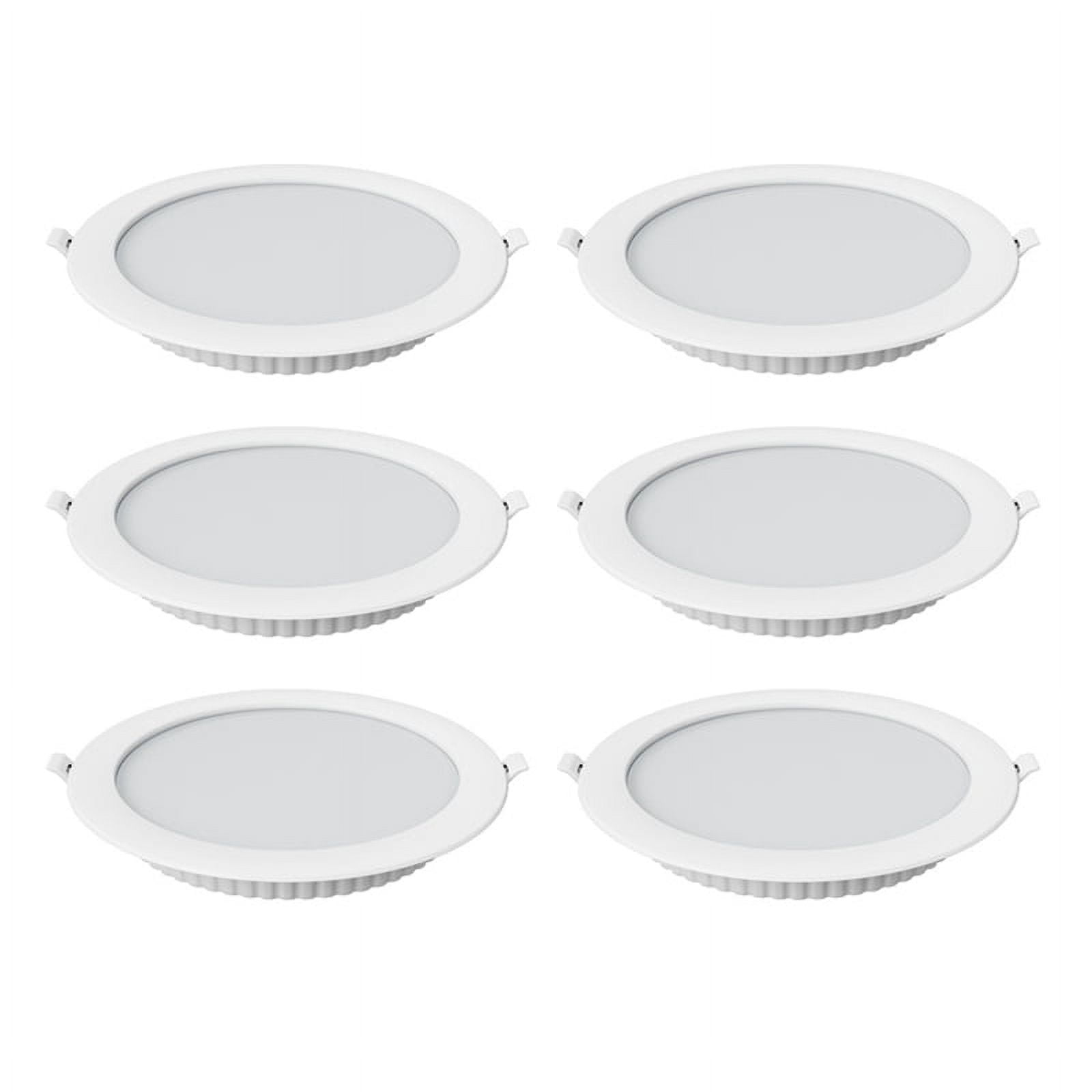 6PCS 12W LED Downlight Recessed Round Ceiling Spotlight for Indoor ...