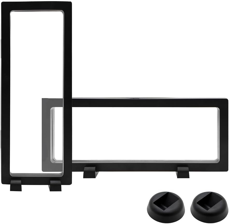 6PCS 3D Floating Frame Display Stands, Transparent Display Floating ...