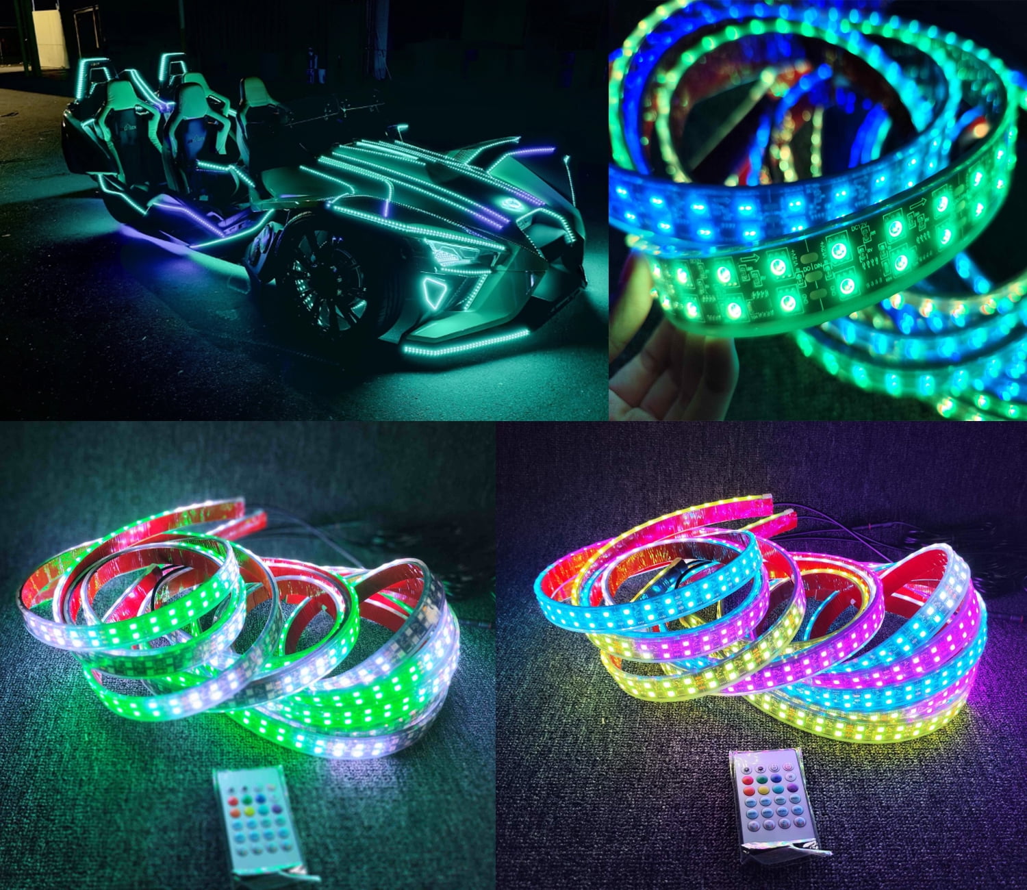 Tzvmny Wheel Lights Factory - 6PCS 4FT 48inch Double Row CHASING For ...