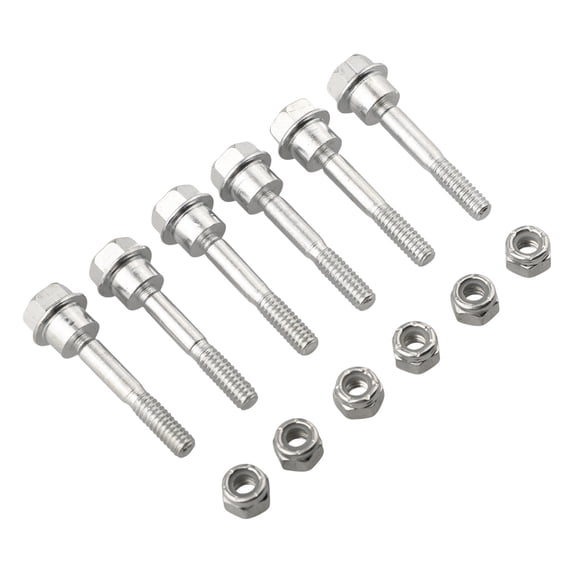 6PCS 580790401 588077502 Snow Removal Machine Shear Bolt Nut Kit 6 ...