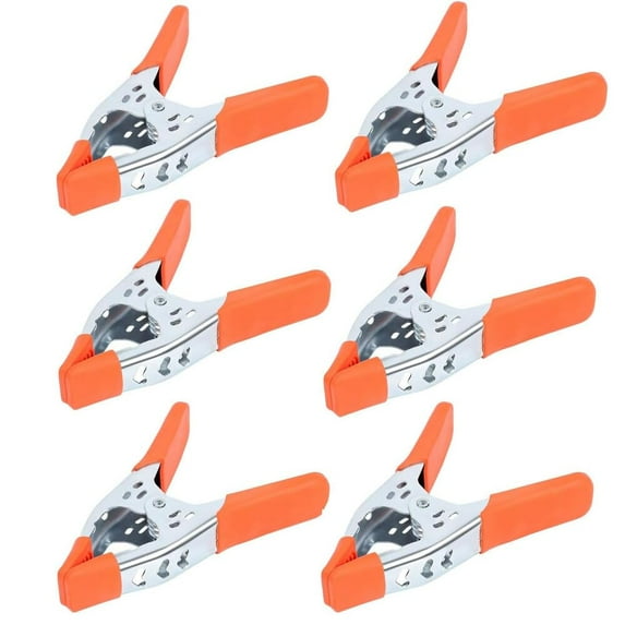 6PCS 6-Inch Spring Clamps Heavy Duty Spring Metal Spring Clamps Clips 2 ...