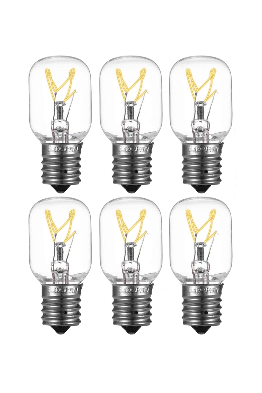 6PCS 8206232A Microwave Light Bulb 40W E17 125V Replacement for ...