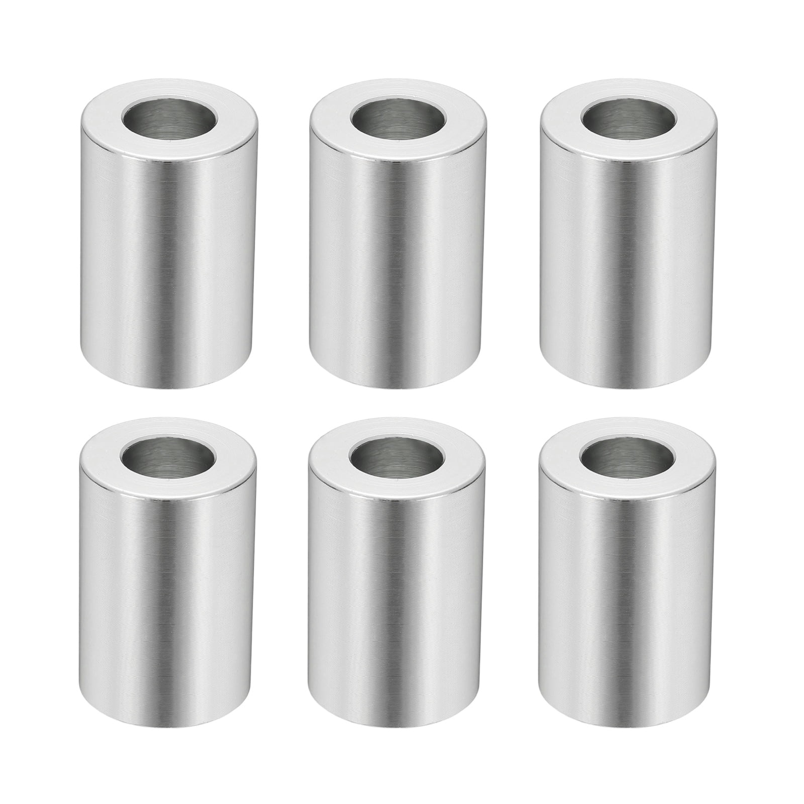 6PCS Aluminum Spacers, 1/2 x 1 Metal Spacers Aluminum 1-1/2 L Spacer ...