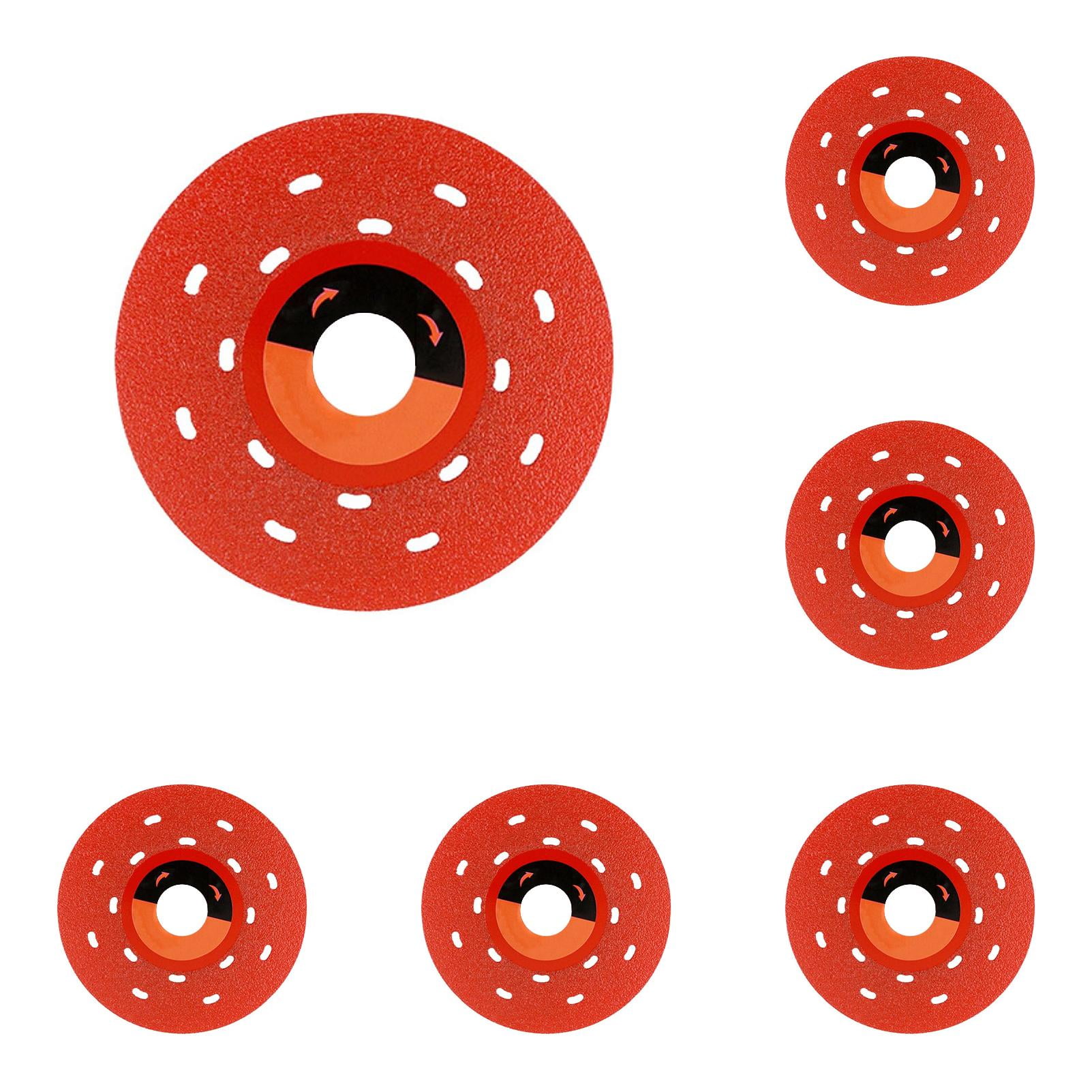 6PCS Angle Grinder Diamond Disc Set - Rock Slab Cutting & Grinding Wheel for Tile, Marble ...