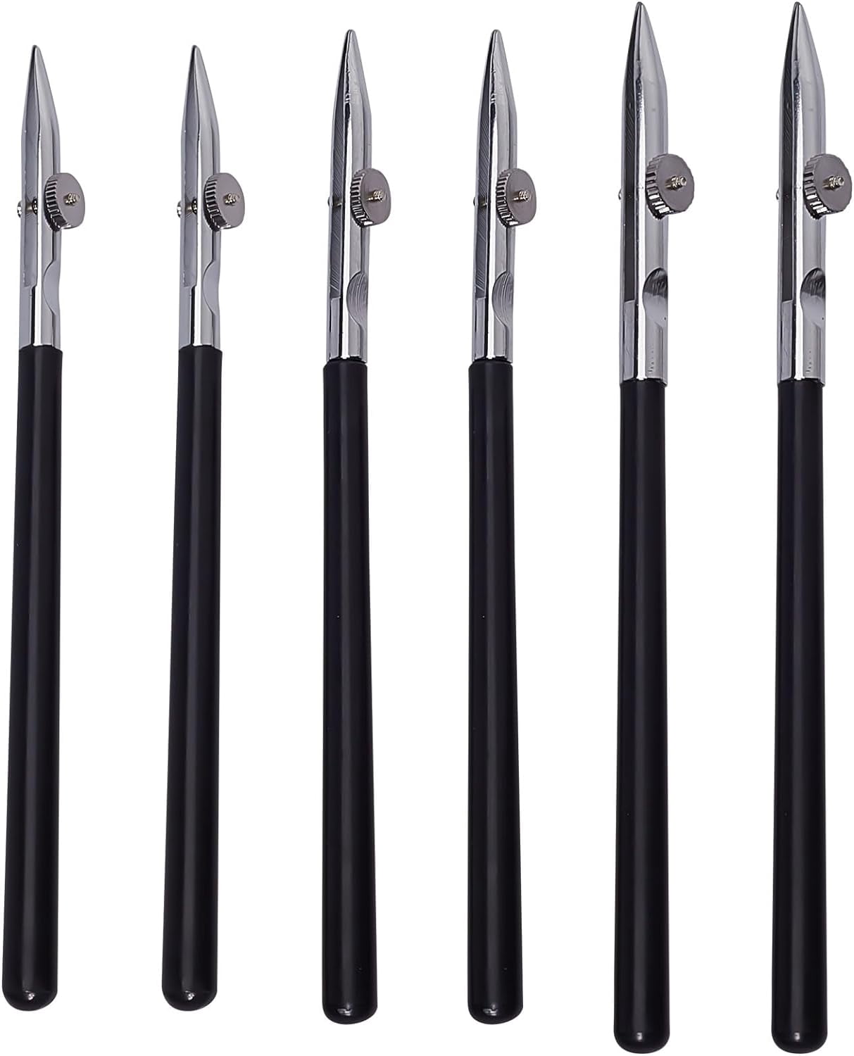 6PCS Art Ruling Pen Glossy/Matte Fine Lines Pens Adjustable Straight ...