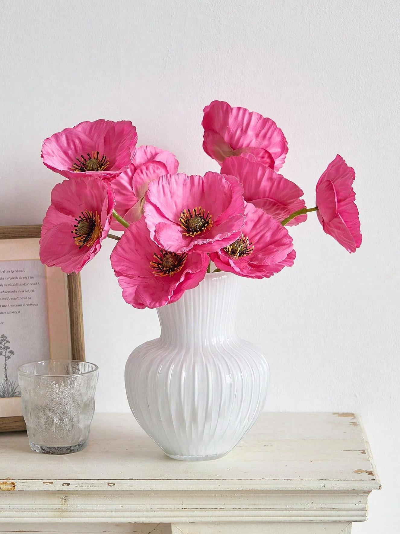 6PCS Artificial Flowers DIY Fake Flowers For Home Wedding Party ...