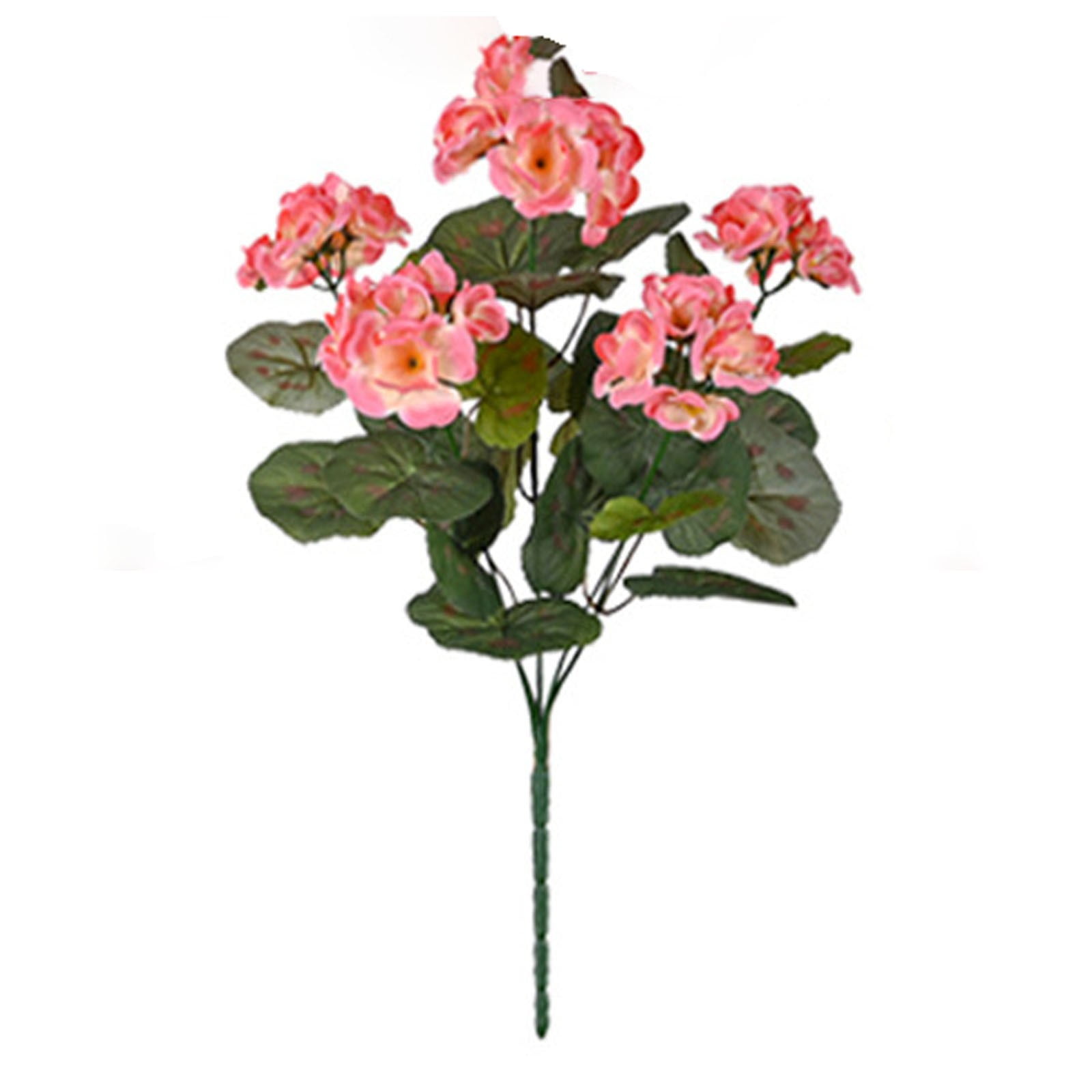 6PCS Artificial Geraniums Silk Flowers - Outdoor UV Resistant Geranium ...