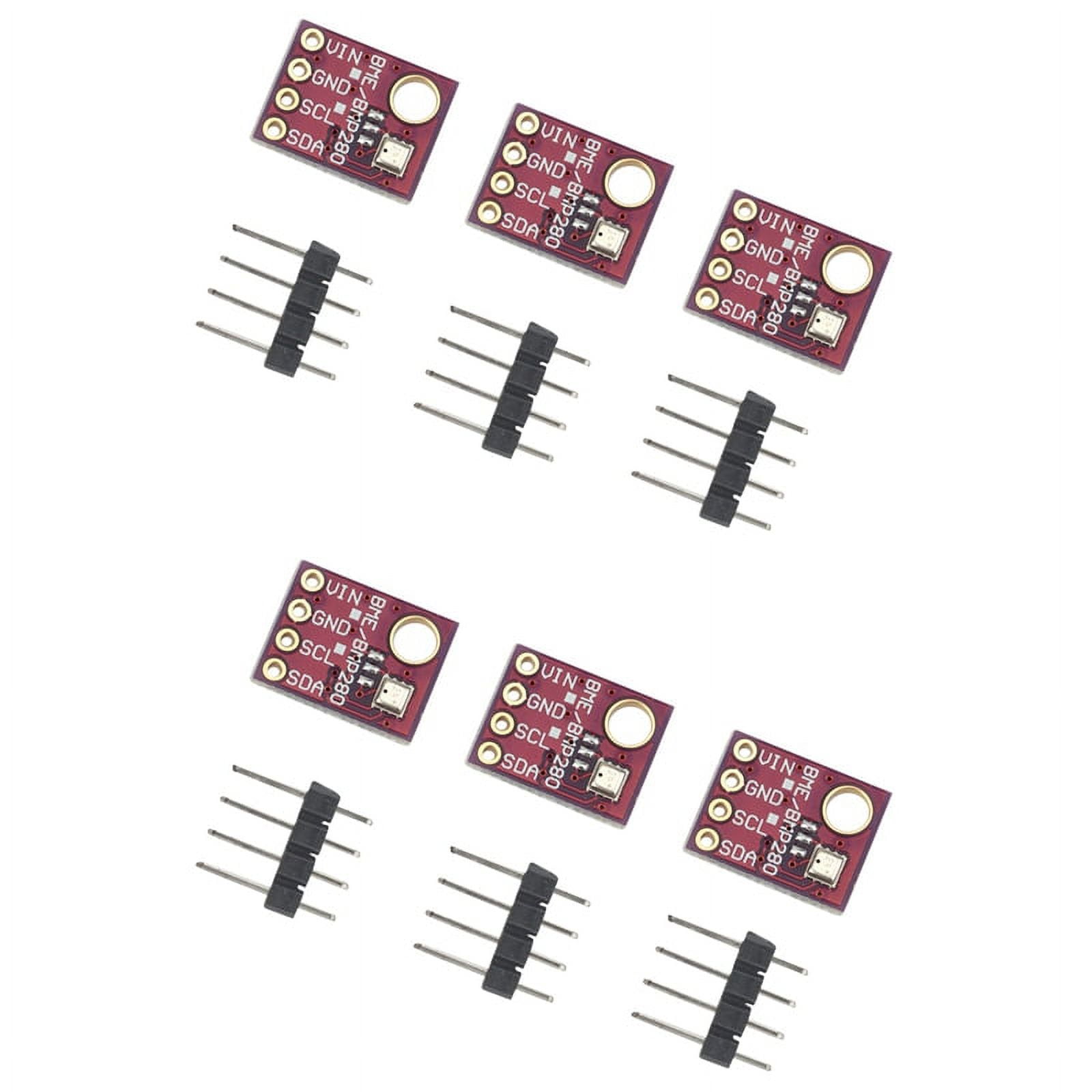 6PCS BME280 5V Digital Sensor Temperature Humidity Barometric Pressure ...