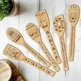 6PCS Baking Gnome Wooden Kitchen Cooking Utensil Set, 11.9in Non Toxic ...