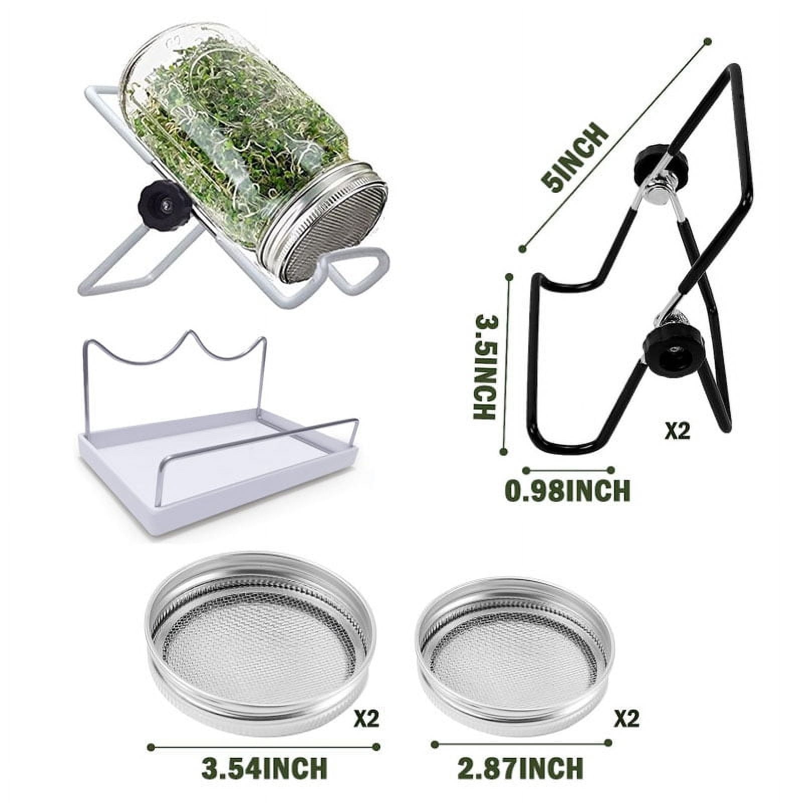 6PCS Bean Screen，Holder---Microgreens Growing Kit Plastic Sprouting ...