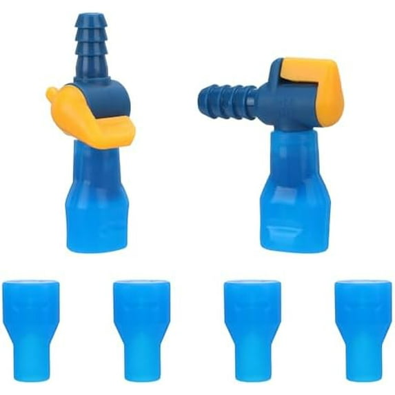6PCS Bite Valve Replacement, Mouthpiece Replacements with 2 Shutoff ...