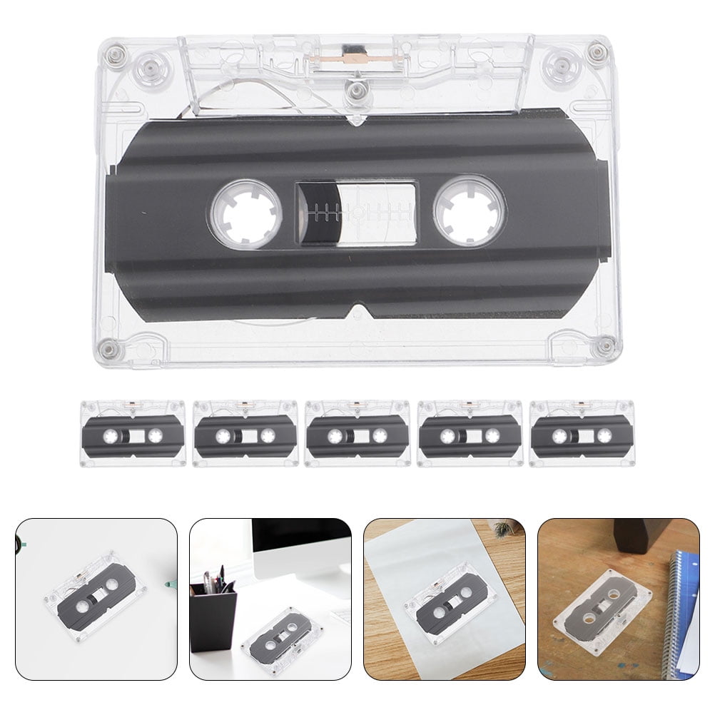 6PCS Blank Audio Tapes DIY Empty Cassette Tape 30-minute Recordable ...