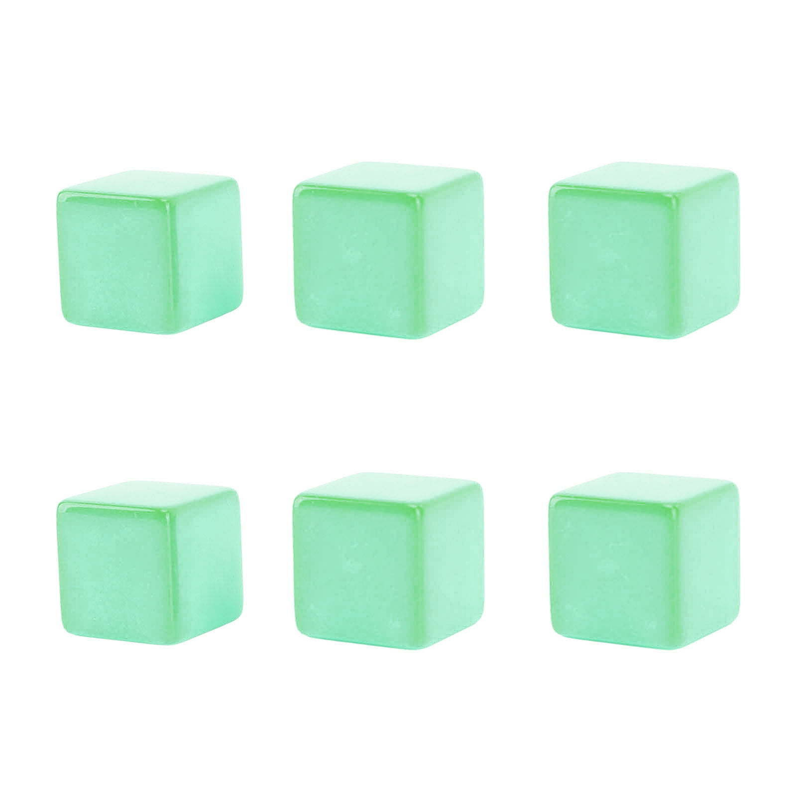 6PCS Blank Dice Cubes DIY Unfinished Dice Blocks Teaching Party Puzzle ...