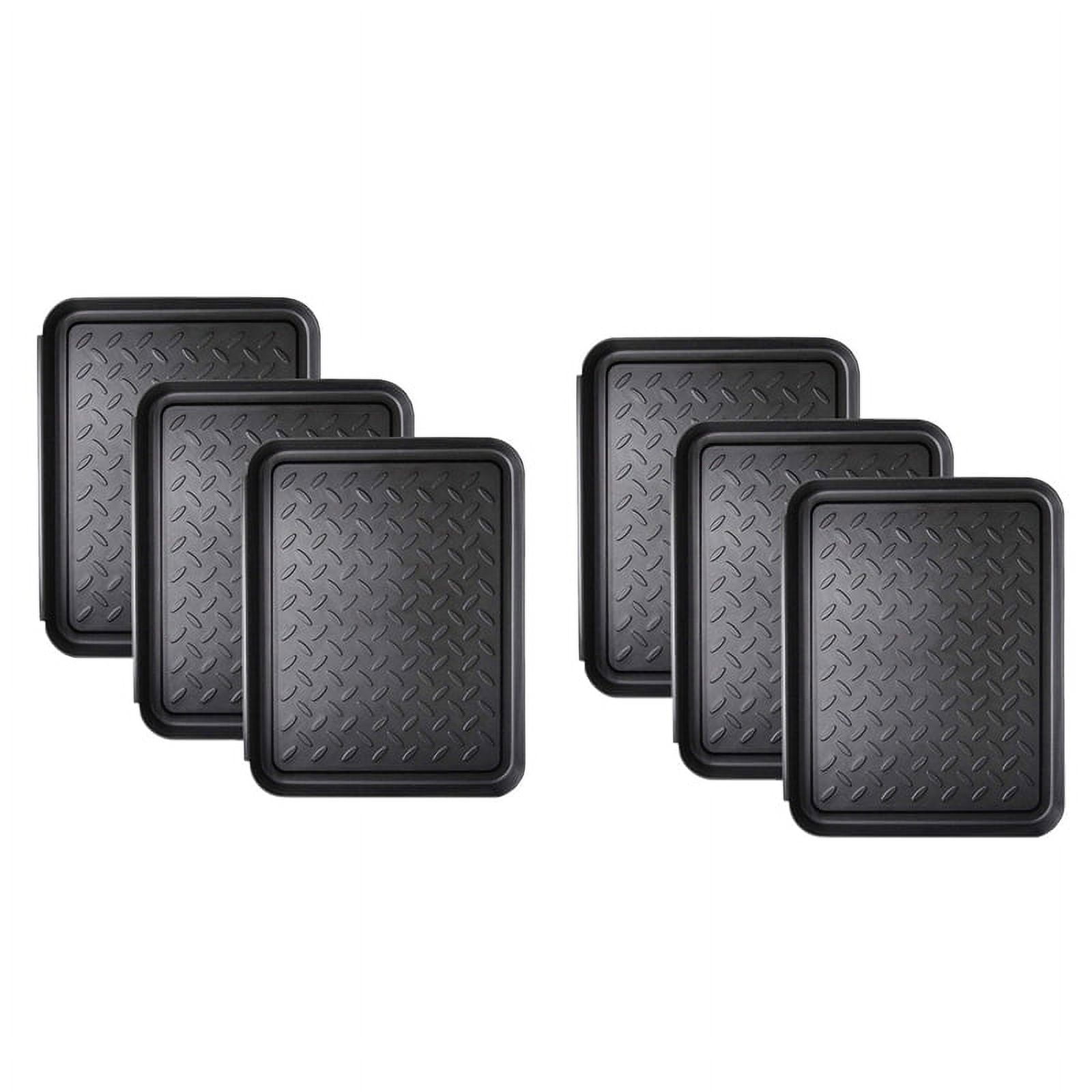 6PCS Boot Tray Heavy Duty Shoe Mat Trays,Storage Tray,Dog Bowl or Bowl ...