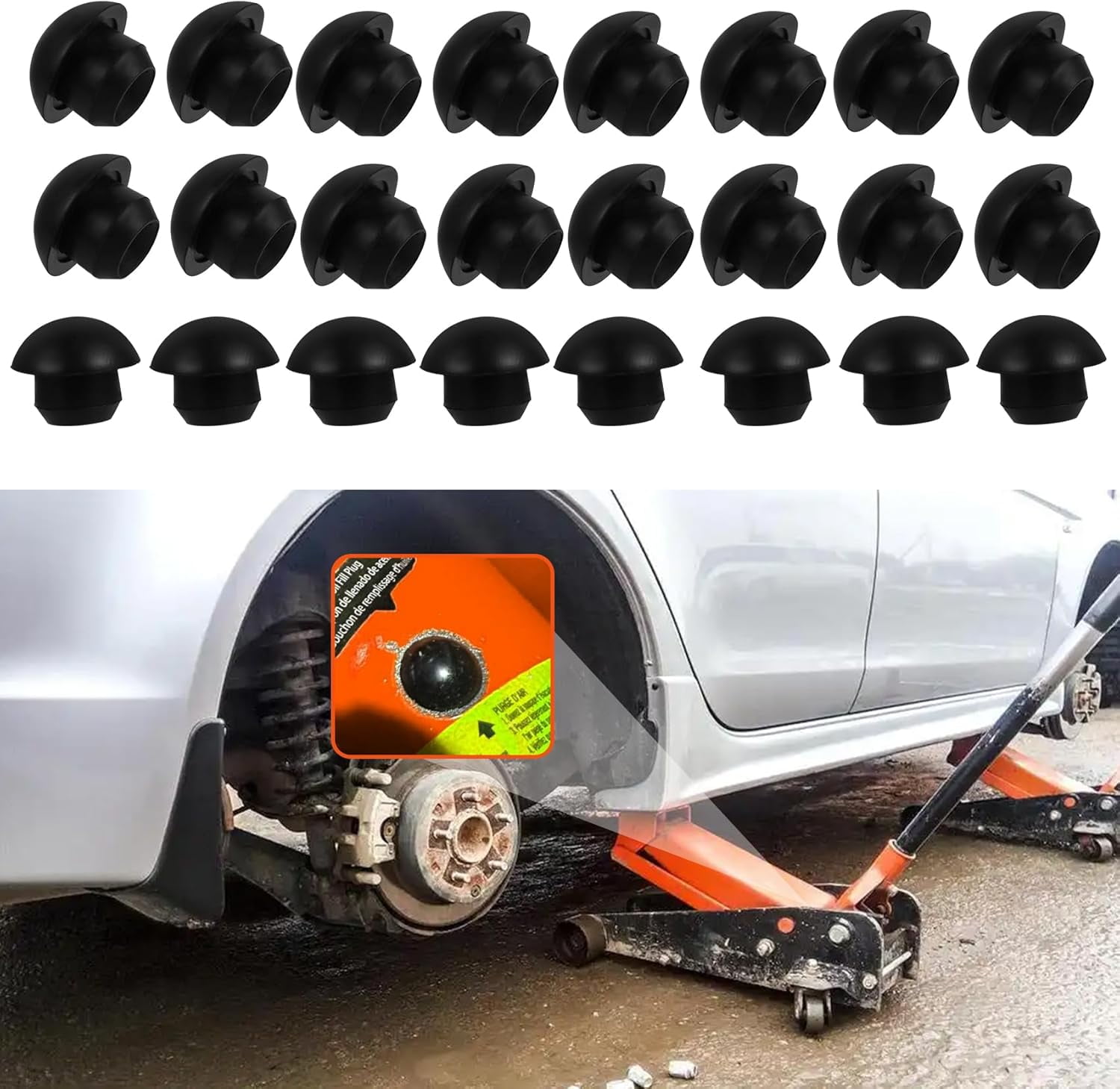 6PCS Bottle Jack Floor Jack Oil Filler Plug, Hydraulic Filler Plug, 8mm ...