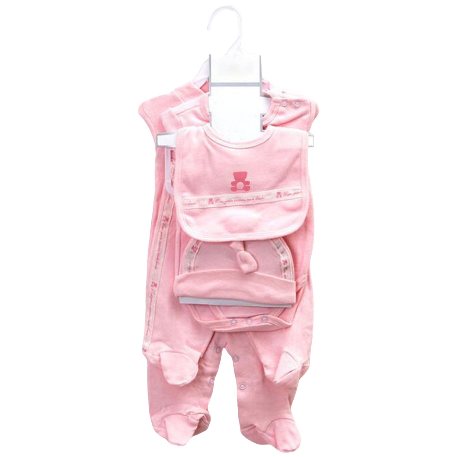 6PCS Boys Girls Baby Cotton Clothes Outfit Sets Baby Girl Layette Sets ...