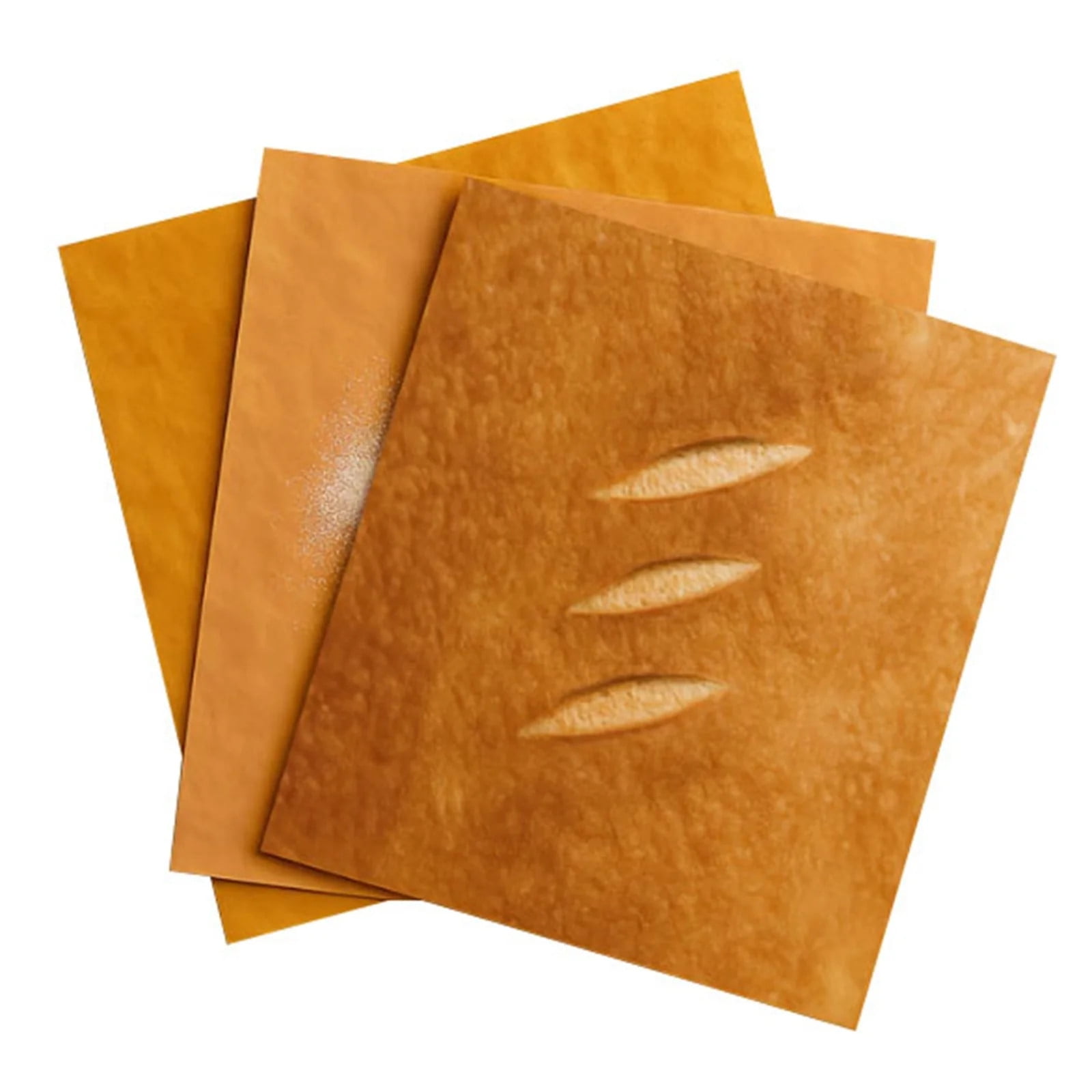 6PCS Bread Shape Gift Wrapping Paper, Funny Packaging Pattern Kraft ...