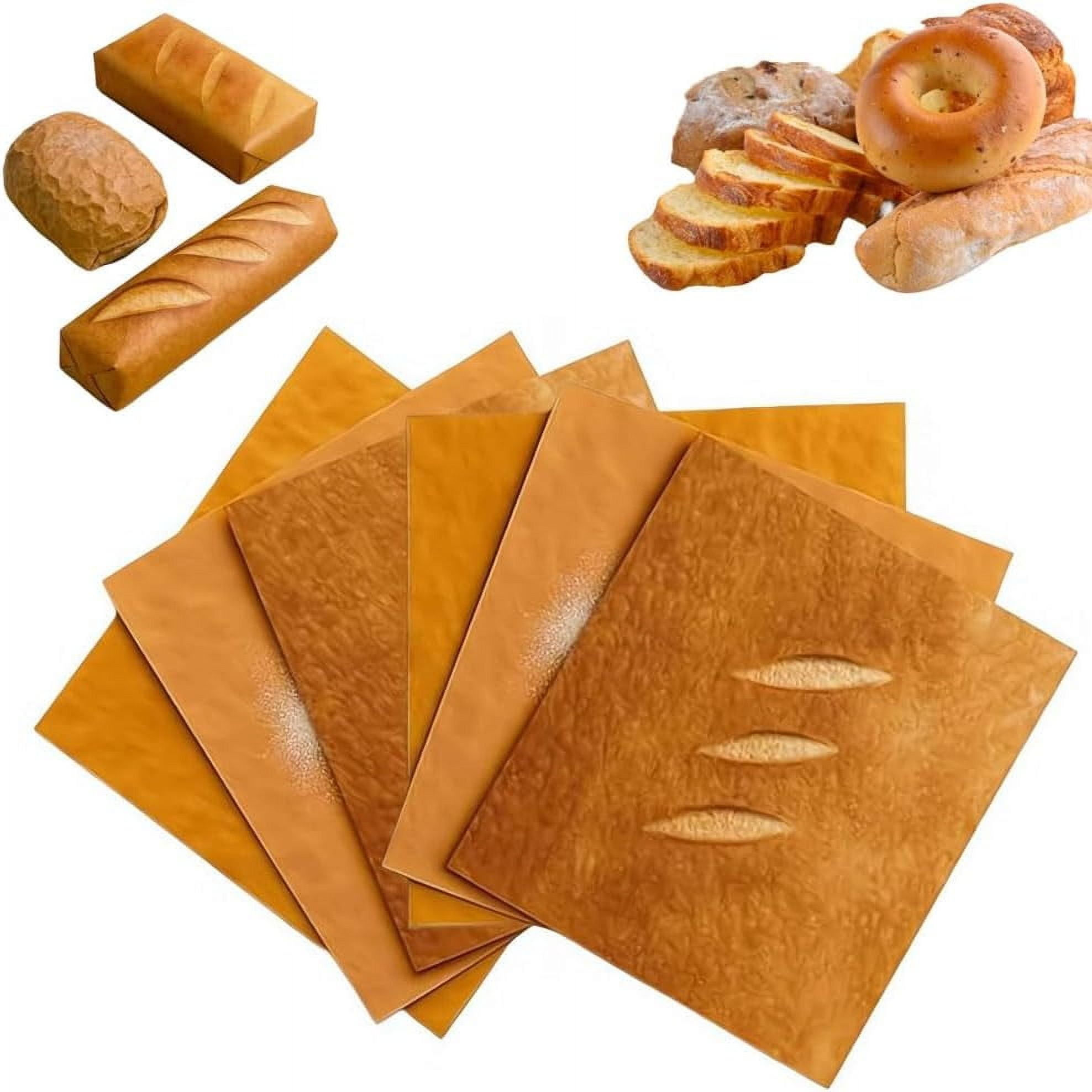 6PCS Bread Shape Gift Wrapping Paper,Funny Packaging Pattern Kraft ...