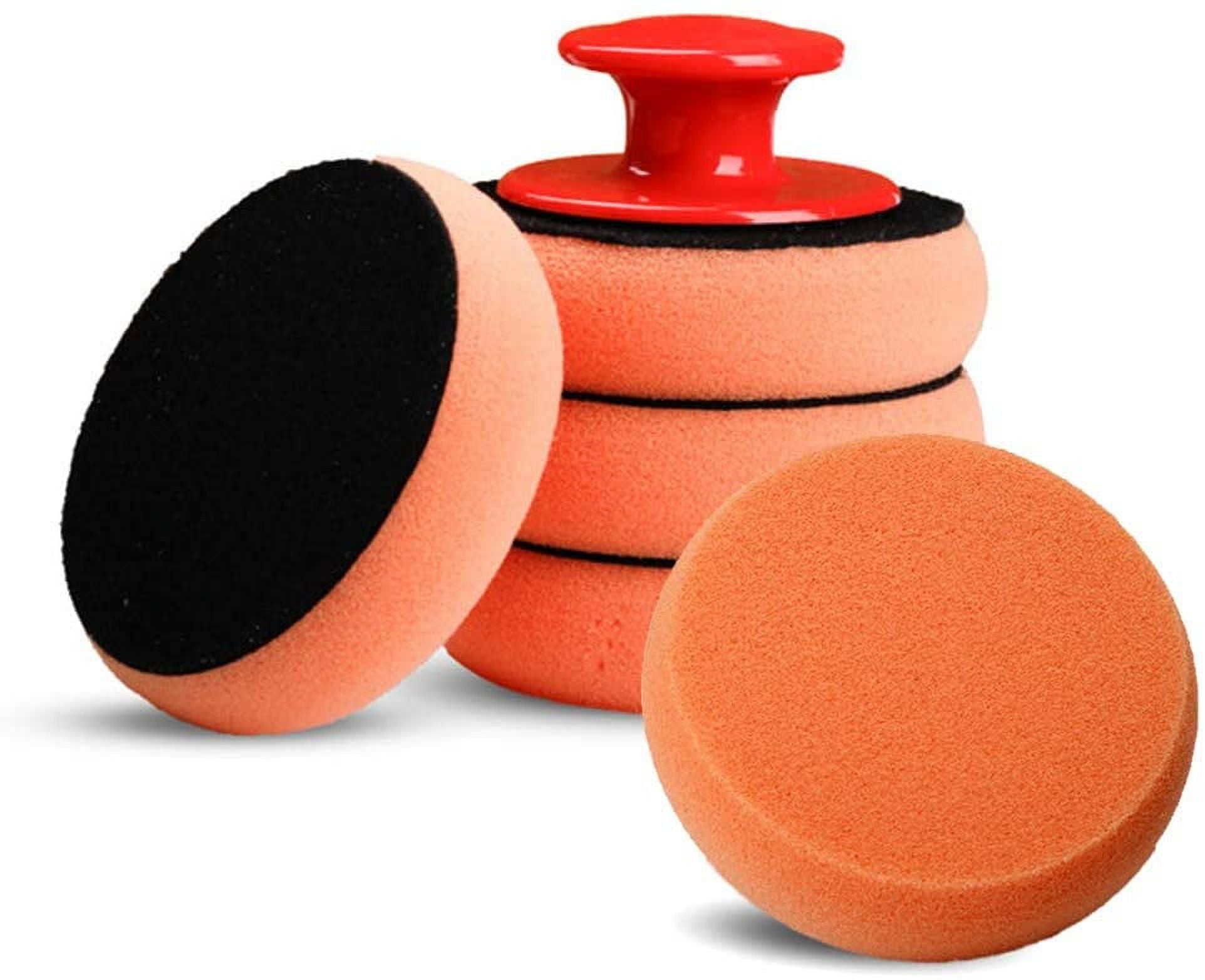 6PCS Car Wax Applicator Pads Kit, Soft Sponge Applicators Foam Waxing ...