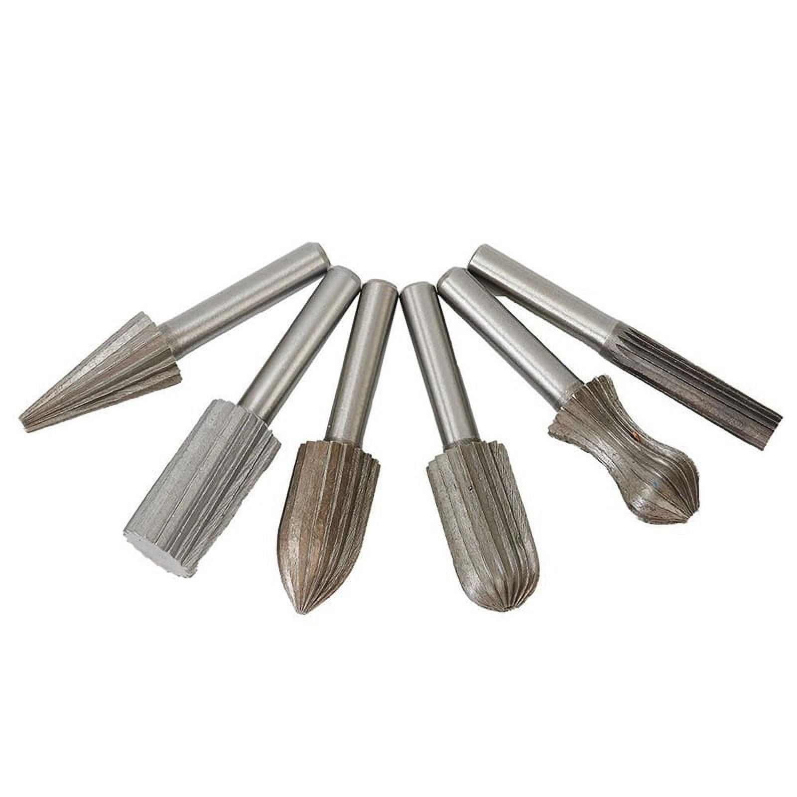 6PCS Carbide Burrs Set, Fine Carving Burrs, Carbide Burs Rotary File ...