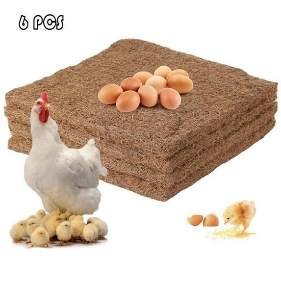 6PCS Chicken Nesting Pads Laying Hen Nesting Box 12"x12" Liners Nesting ...