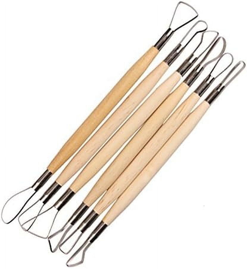 6PCS Clay Sculpture Tool Double Sided Special Small Loop Scraper Knife ...
