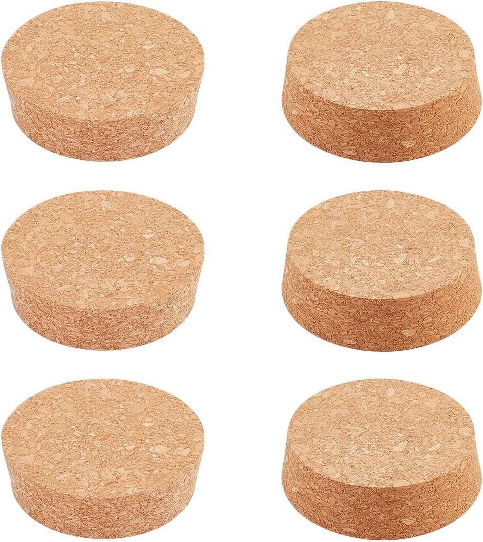 6PCS Cork Bottle Stoppers Durable Wooden Tapered Cork Stoppers Cork ...