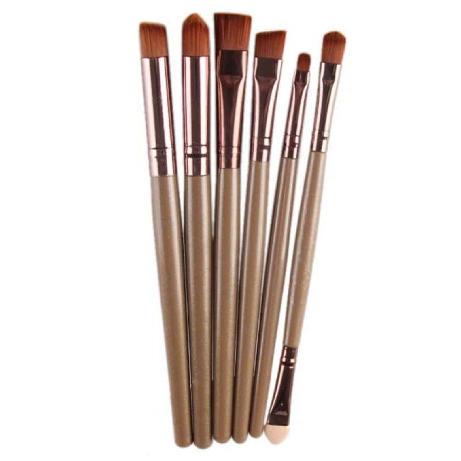 6PCS Cosmetic Makeup Brush Set – Eyeshadow, Lip, Cheek & Eyebrow ...