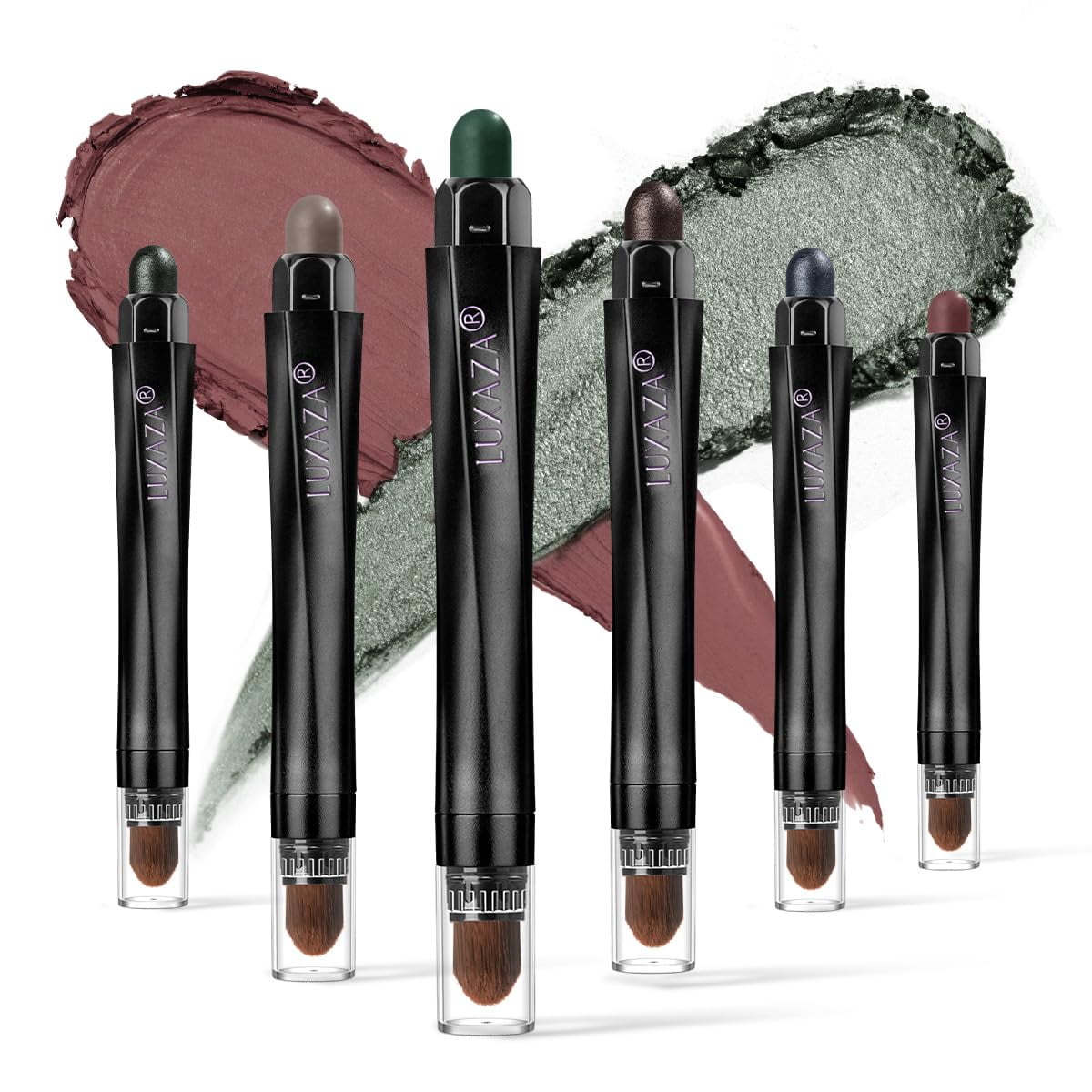 6PCS Cream Eyeshadow Stick Makeup Sets, Metallic And Matte Shimmer Eye ...