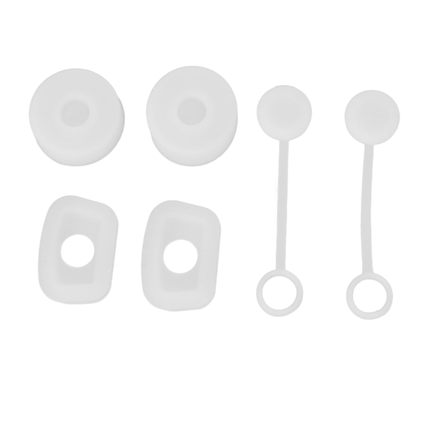 6PCS Cup Spill Proof Stopper, Silicone Quare Spill Stopper Round ...