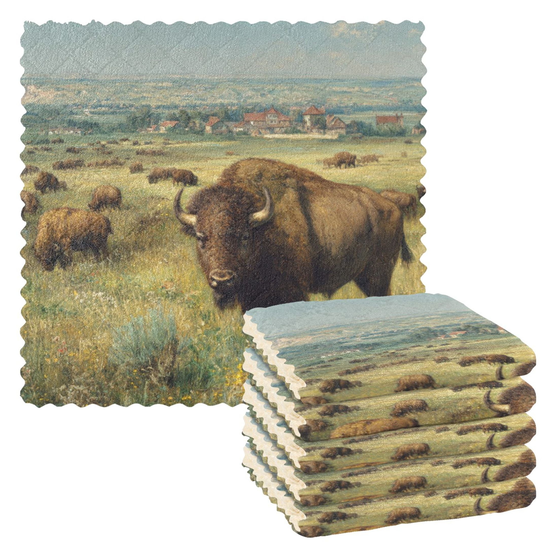 6PCS Dish Towels and Dish Cloths Reuseable Dishcloths Sets for Washing Dishes, Cooking, Baking ...