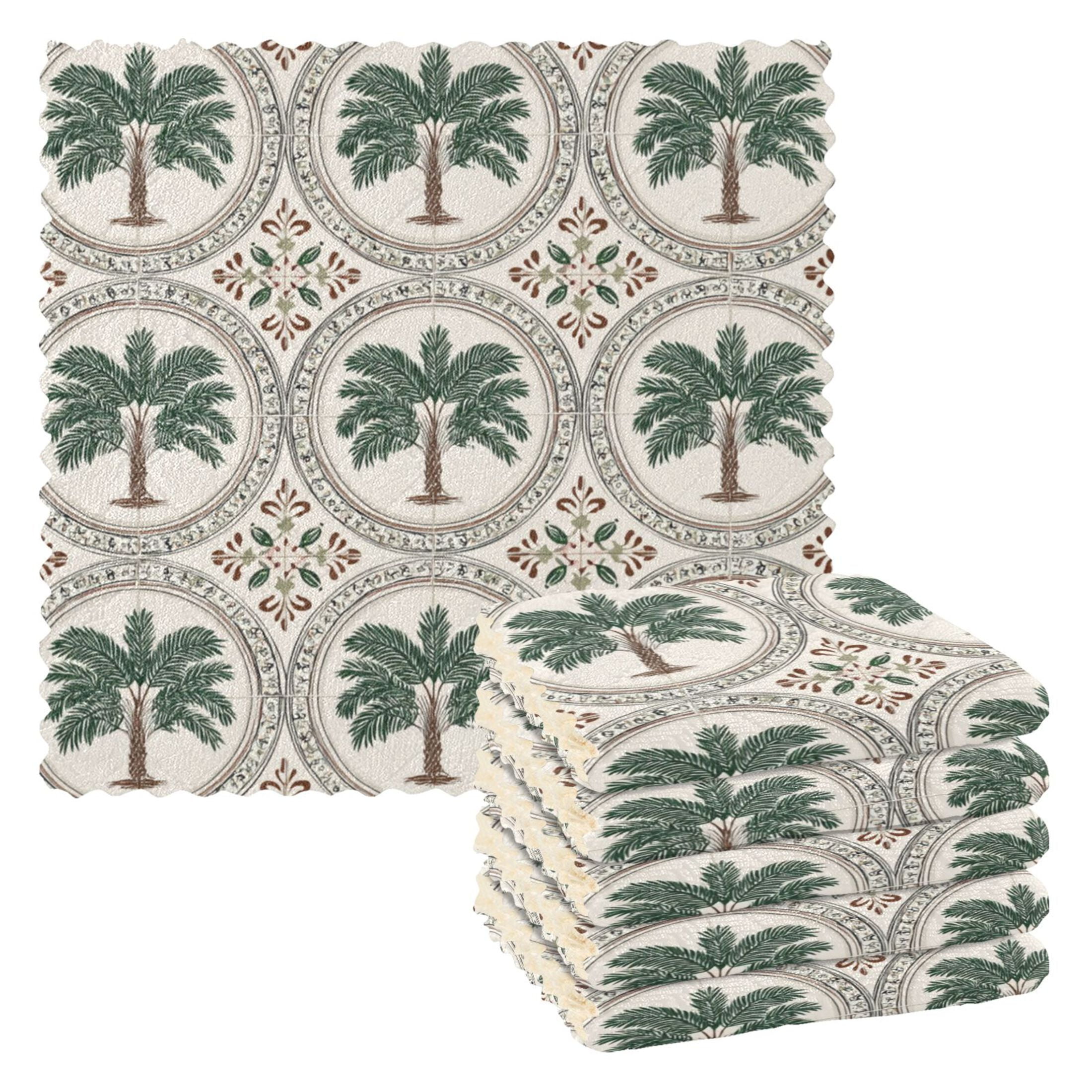 6PCS Dish Towels and Dish Cloths Reuseable Dishcloths Sets for Washing Dishes, Cooking, Baking ...