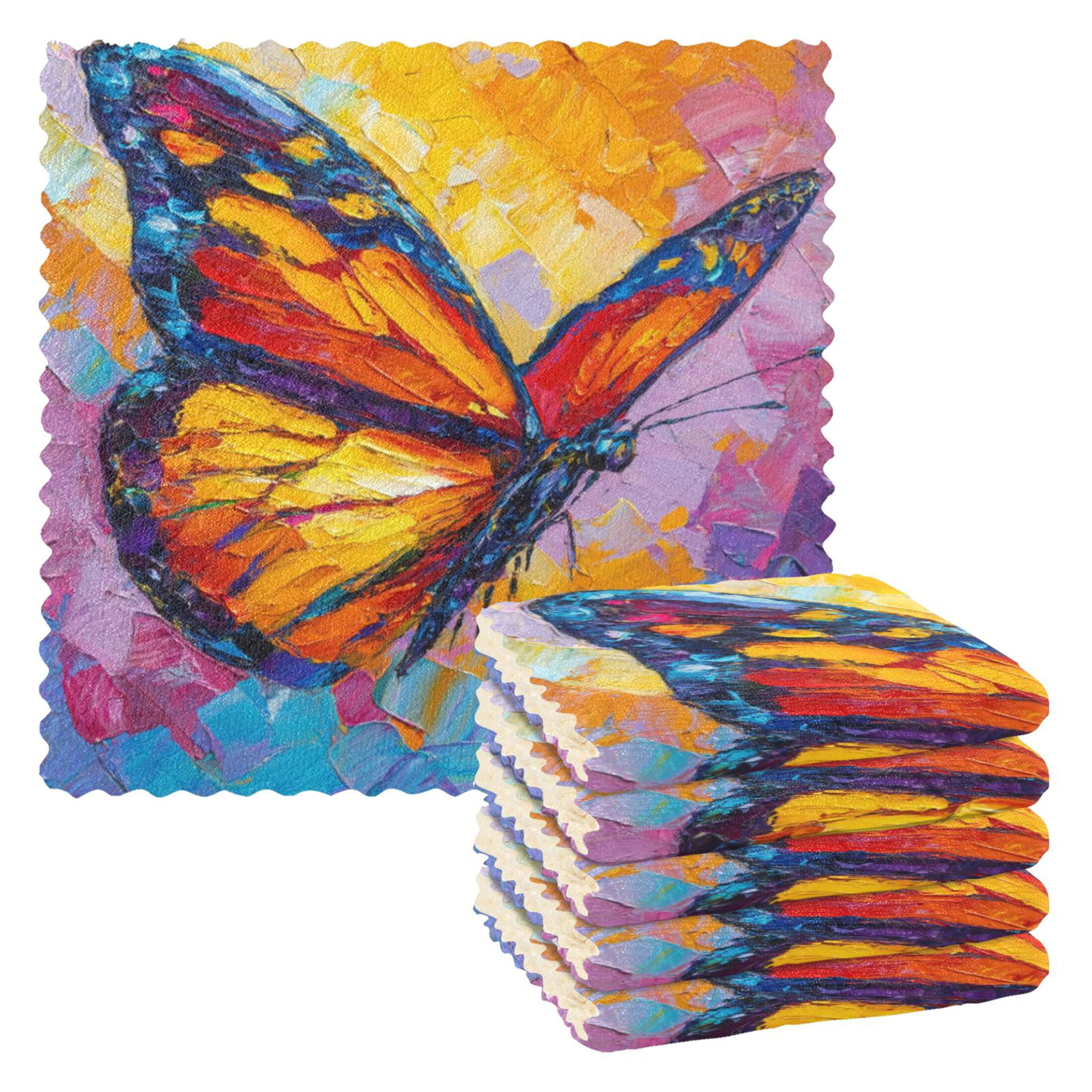 6PCS Dish Towels and Dish Cloths Reuseable Dishcloths Sets for Washing Dishes, Cooking, Baking ...