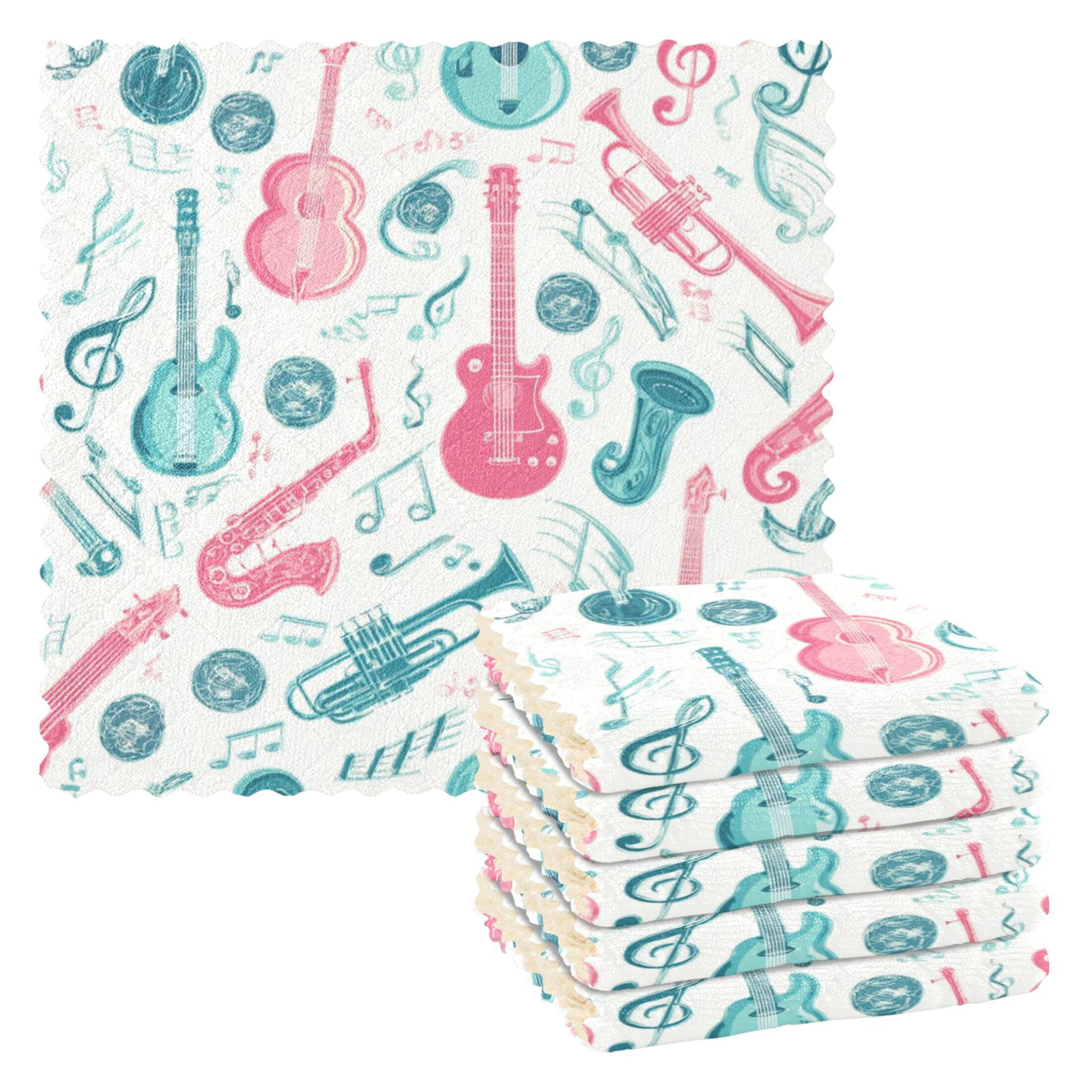 6PCS Dish Towels and Dish Cloths Reuseable Dishcloths Sets for Washing Dishes, Cooking, Baking ...