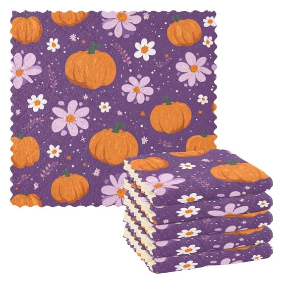 6PCS Dish Towels and Dish Cloths Reuseable Dishcloths Sets for Washing Dishes, Cooking, Baking ...