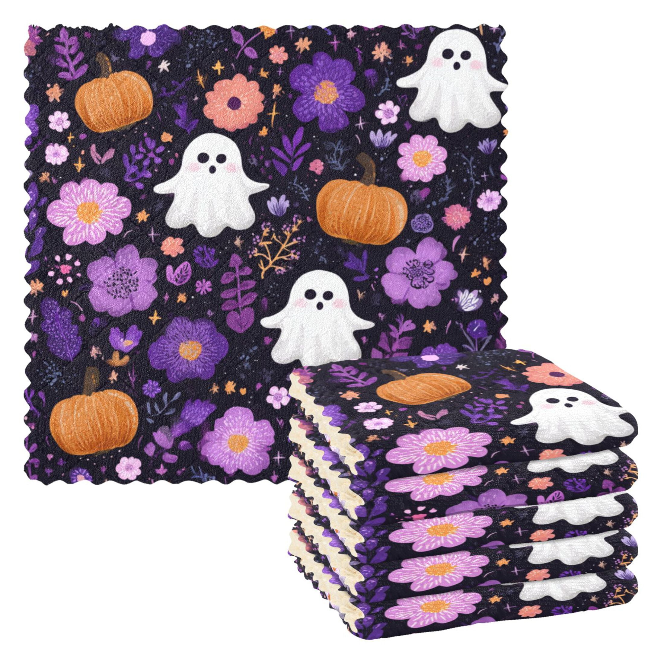 6PCS Dish Towels and Dish Cloths Reuseable Dishcloths Sets for Washing Dishes, Cooking, Baking ...